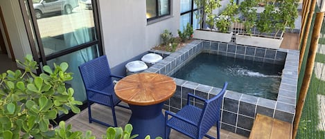 Apartamento Comfort, vista para o pátio | Terraço/pátio interior