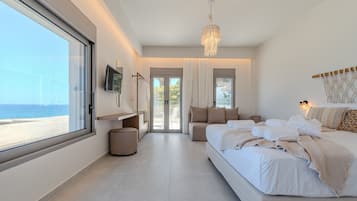 Vila, 6 quartos, piscina particular, vista para o mar | 6 quartos, cofres nos quartos, cortinas blackout