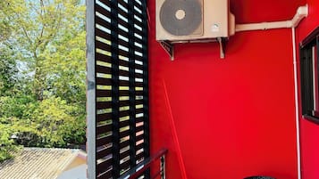 Quarto casal luxo, vista para a montanha | Sacada