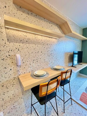 Apartamento premium | Opções para refeição