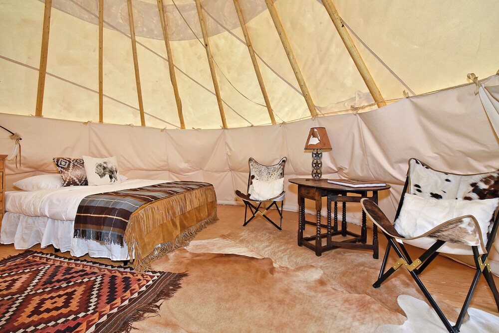 Enjoy a "Weekend in the Wild" in a Luxurious Tipi! - Lake George | Vrbo