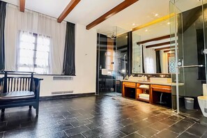 Quarto Duplo de Luxo, vista para o jardim | Vista do quarto