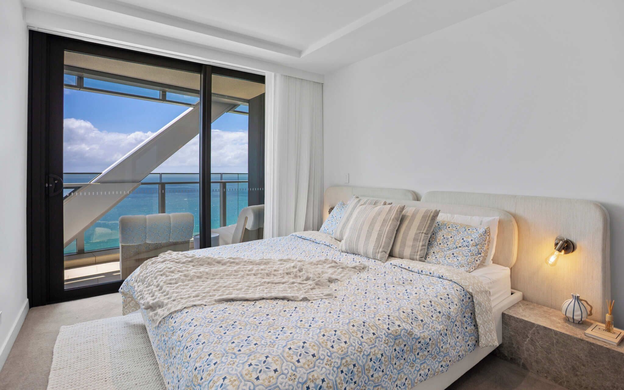 Apartamento Elite, 2 quartos, vista para o oceano | Lençóis de algodão egípcio, roupa de alta qualidade 