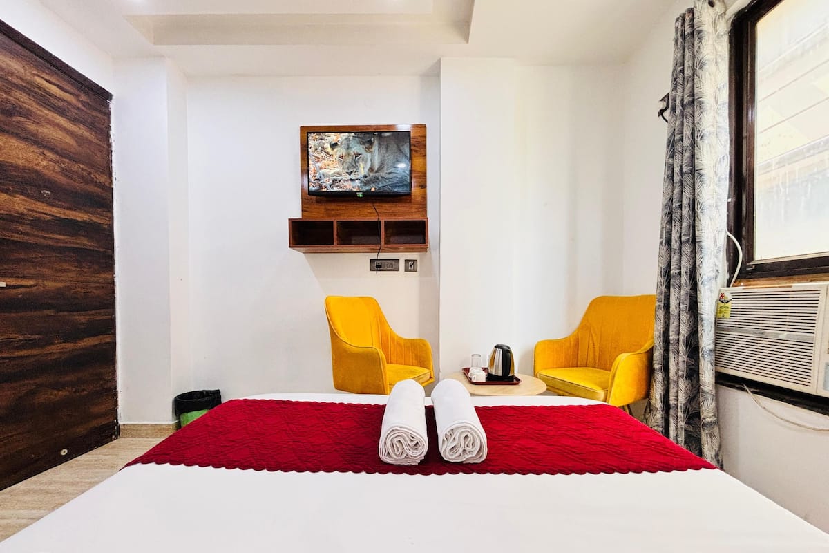 Quarto solteiro luxo, vista para a cidade | Wi-Fi de cortesia