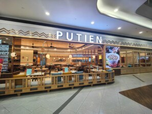 Área para festas de aniversário