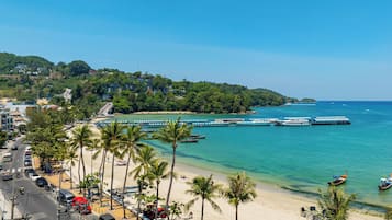 Vista para praia/oceano