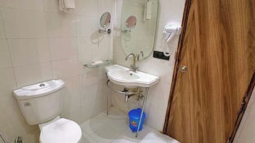 Sabão, champô, papel higiénico