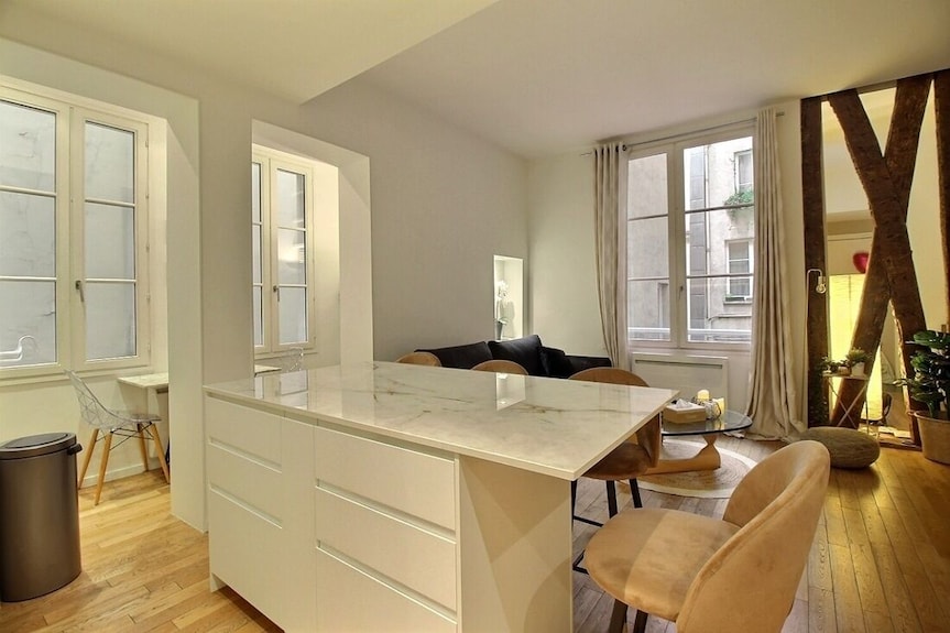 Charming & Quiet - 1 Bedroom, 1 Bath Apartment - Louvre & Rivoli - Paris