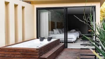 Cabana família | Roupas de cama premium, frigobar, Wi-Fi de cortesia, roupa de cama