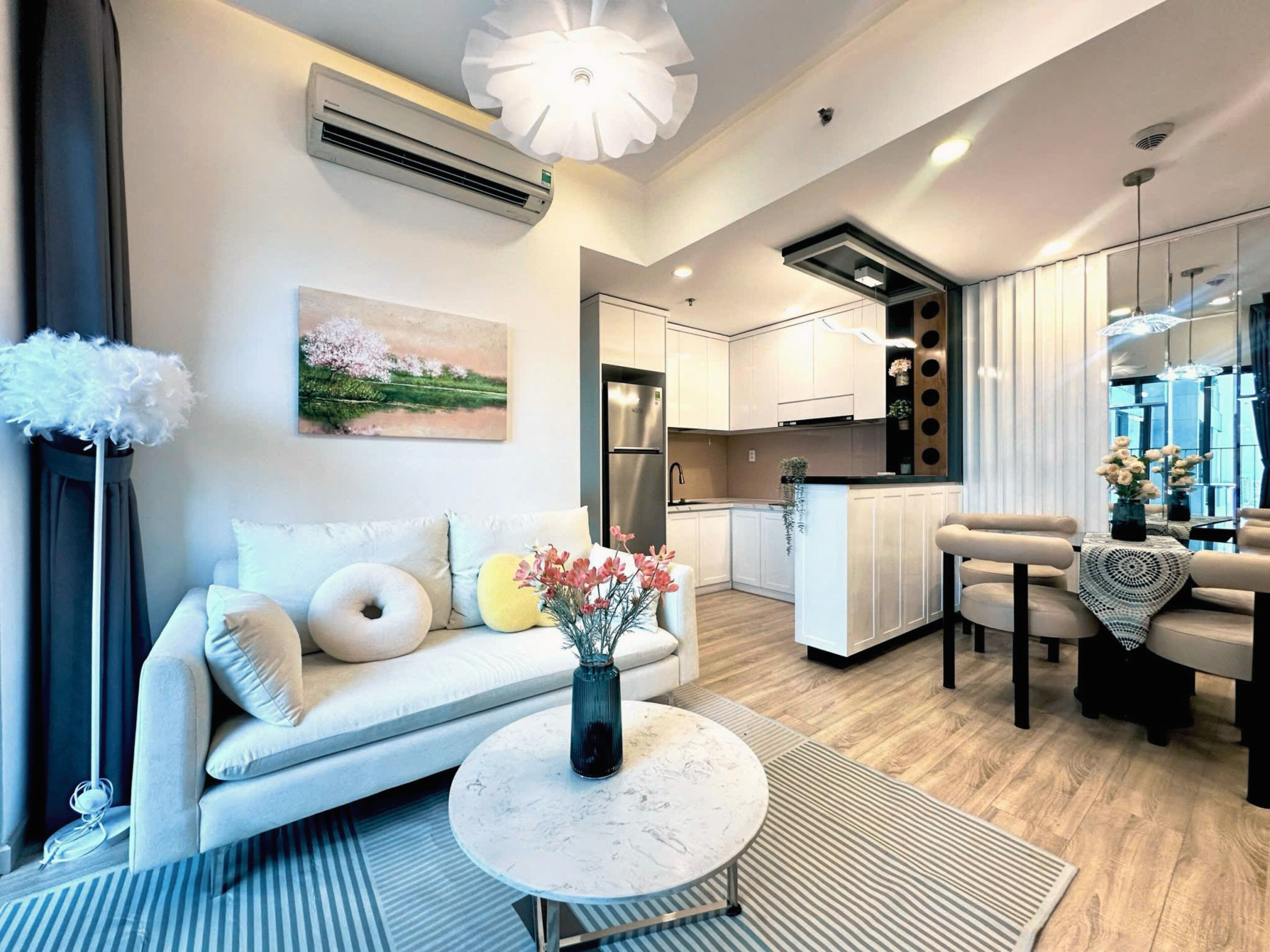 Apartamento Deluxe, 2 quartos, varanda, Vista para a cidade (1) | Vista do quarto