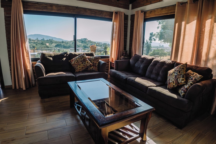Cabaña Merlot Con Vista Panorámica Al Viñedo En Quinta Sofía Valle De Guadalupe - Baja California