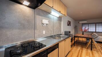 Cozinha privada | Uma torradeira, São fornecidos artigos de higiene pessoal ecológicos