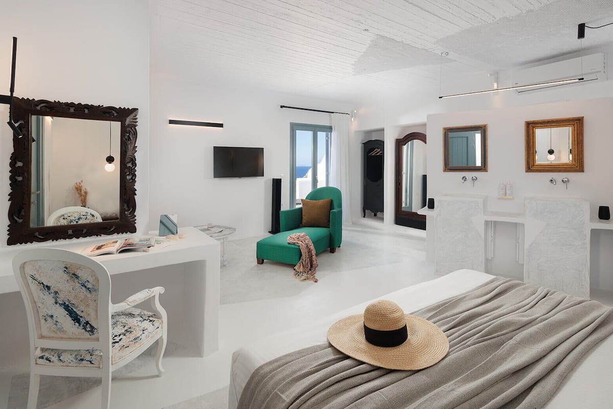 Quarto Triplo Exclusivo, vista para a praia | Cofre no quarto, Wi-fi grátis