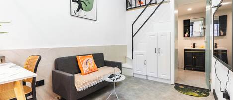 Suite, 1 cama de casal | Sala