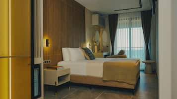 Quarto Deluxe, varanda, vista para o mar