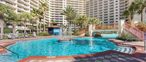 Condo, várias camas (Shores of Panama 816) | Piscina | Piscina interna, piscina aquecida