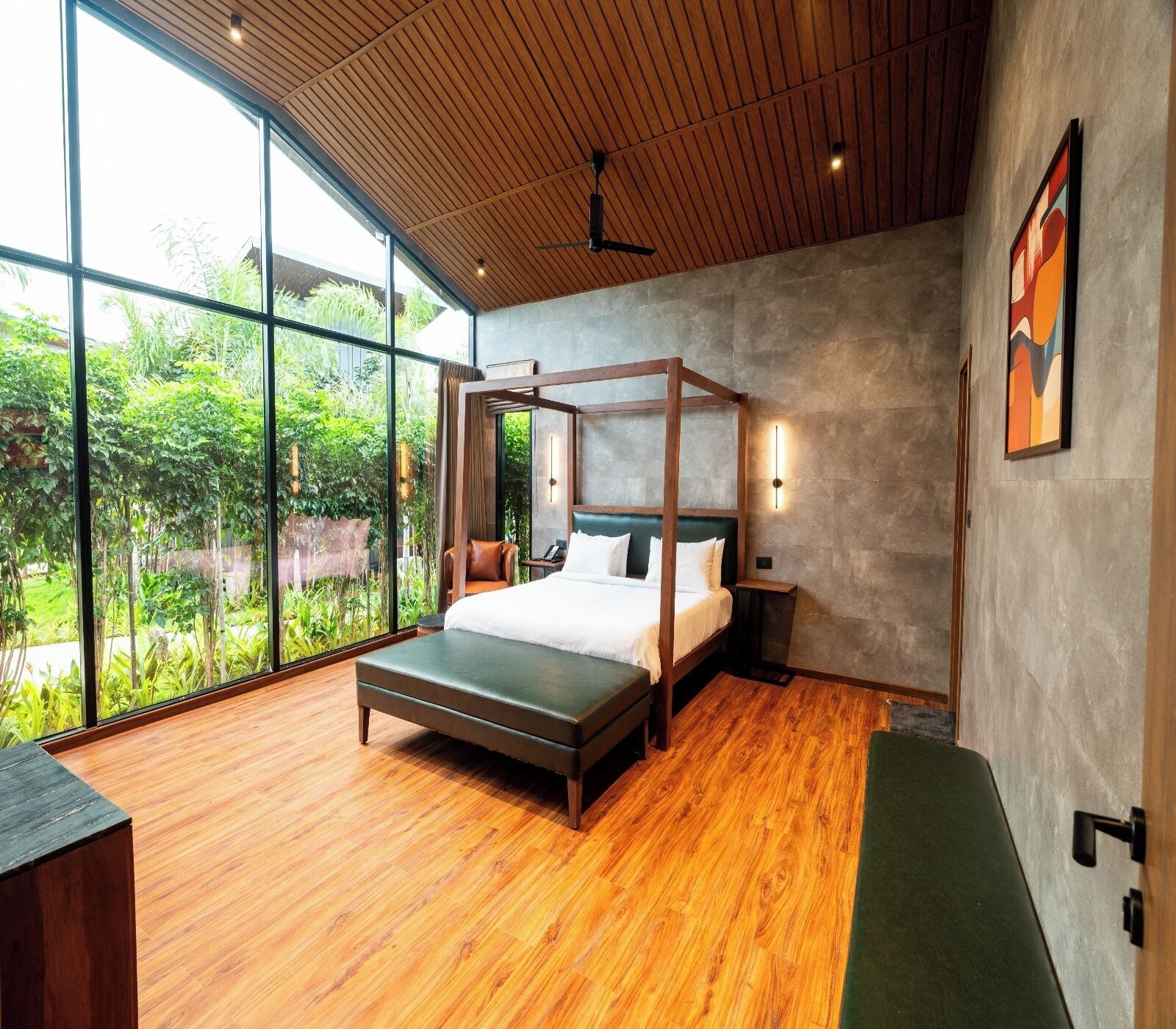 Cabana família | Wi-Fi de cortesia, roupa de cama