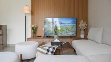 Villa, vista para a piscina | Sala