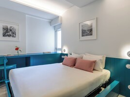 Estúdio | Roupa de alta qualidade, minibar, cofre no quarto 