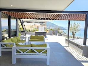 Terraço no piso superior