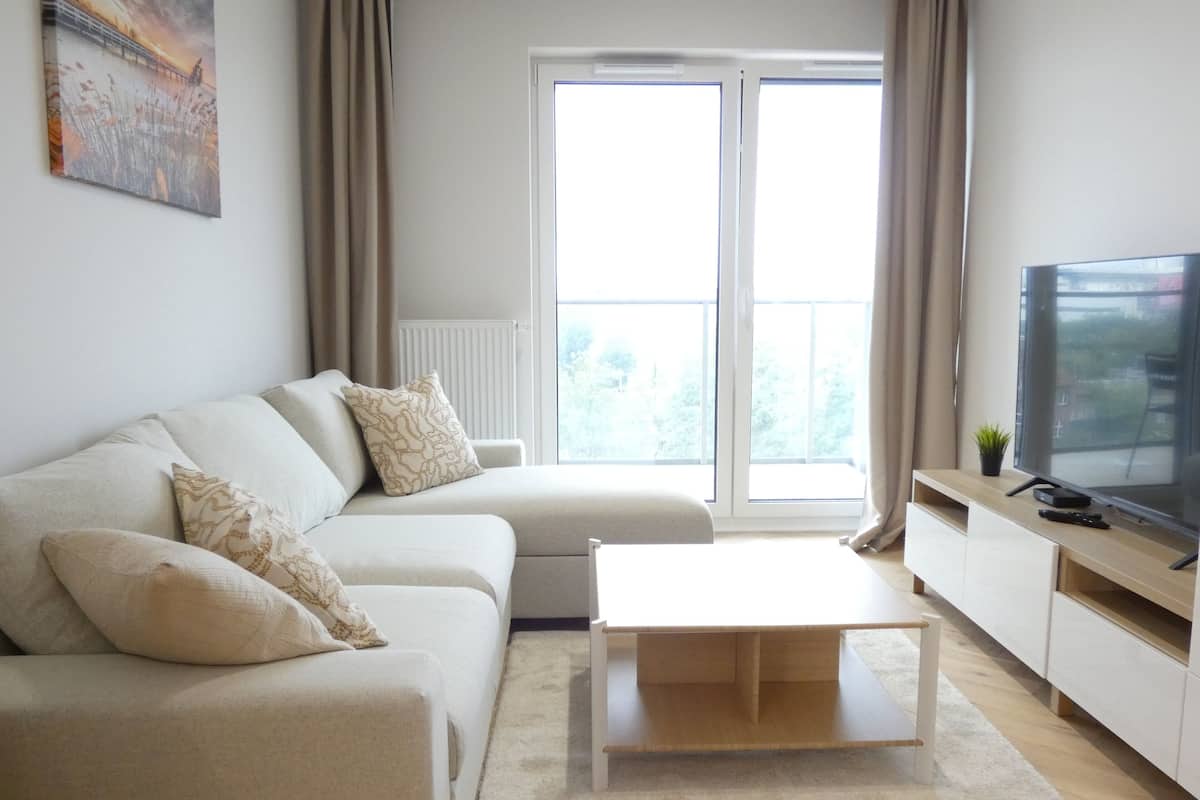Apartamento, varanda | Sala