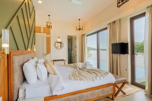 Villa, vista para o rio | Ferro/tábua de engomar, camas desdobráveis, Wi-fi grátis 