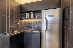 Estúdio básico | Cozinha privada | Talheres/pratos/utensílios de cozinha