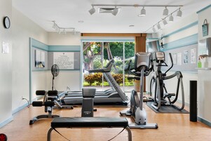 Apartamento em Condomínio Fechado, 2 quartos | Sala de fitness