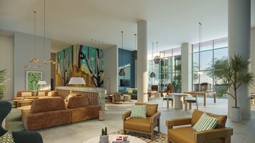 Sala de estar do lobby