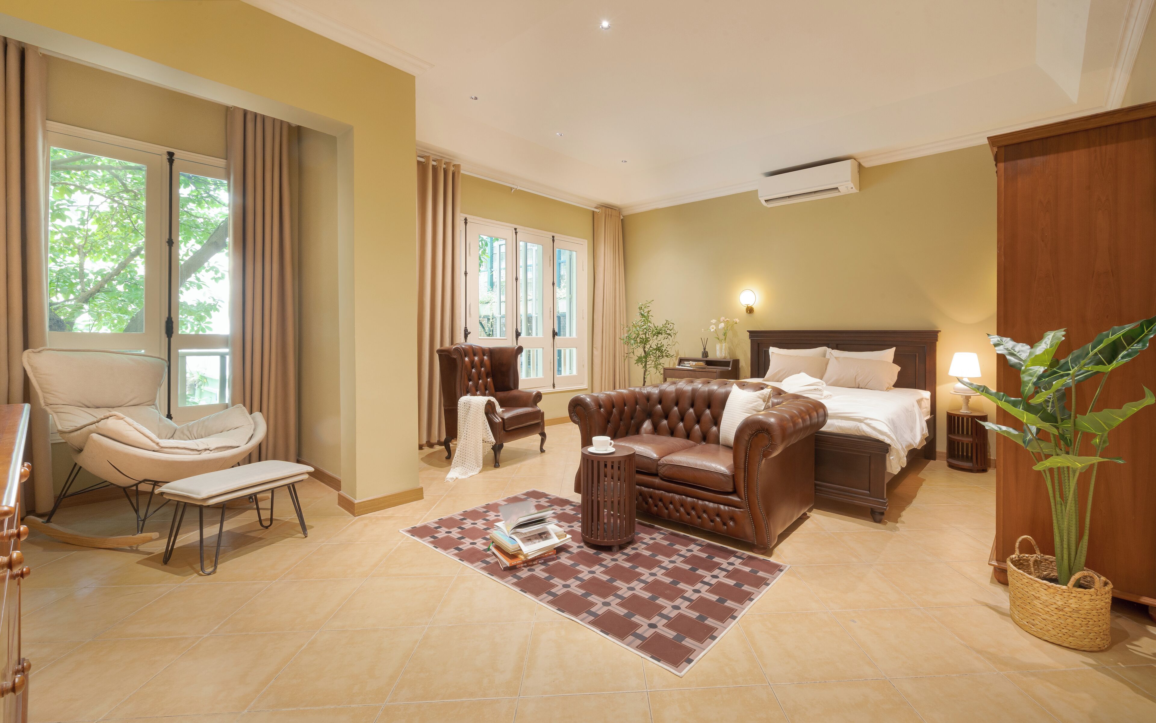 Quarto Deluxe (Deluxe King Room) | Secretária, secretária adequada para computadores portáteis 