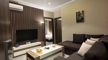 Apartamento, 1 quarto, acessível, para fumantes | Sala de estar