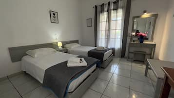 Quarto Duplo Básico, vista para o jardim | Cofre no quarto, quartos insonorizados, ferro/tábua de engomar
