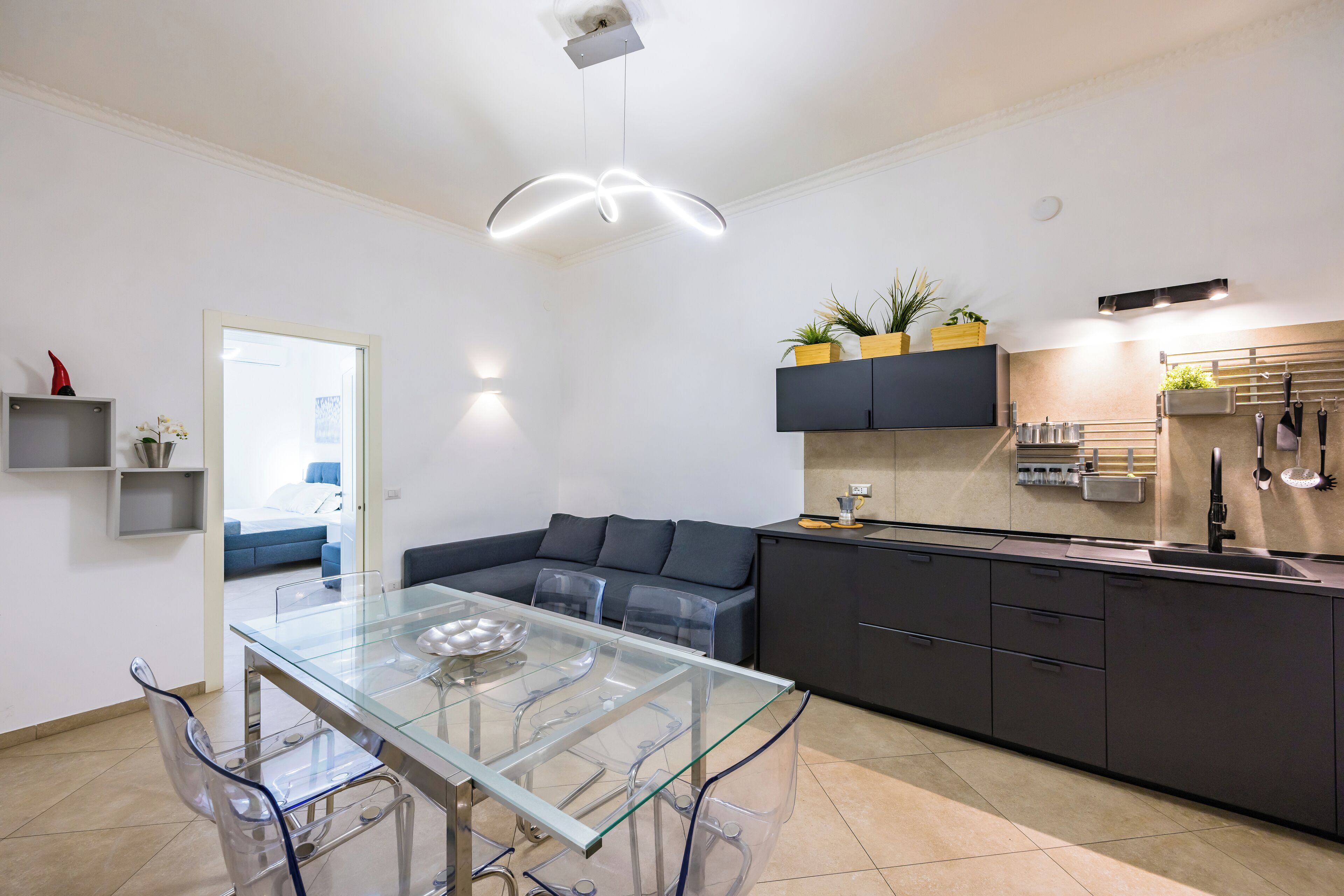 Apartamento (2 Bedrooms) | Área de estar | TV