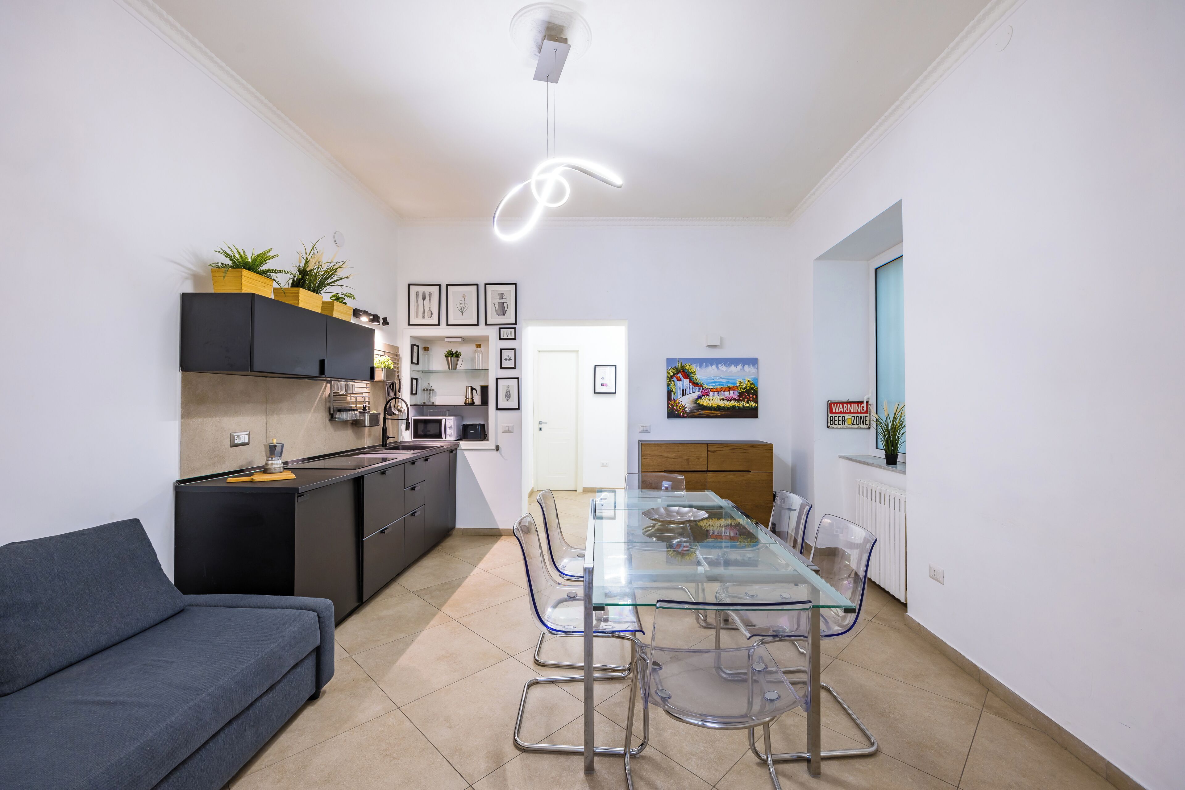 Apartamento (2 Bedrooms) | Área de estar | TV