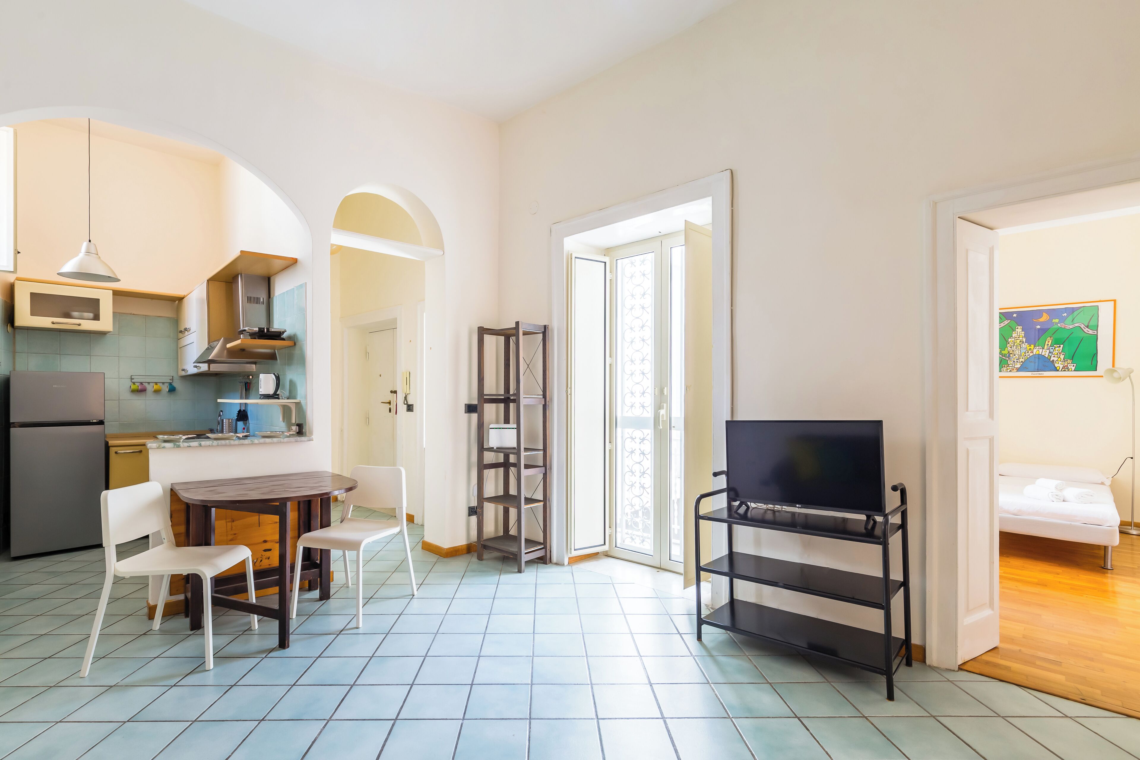 Apartamento (2 Bedrooms) | Área de estar | TV