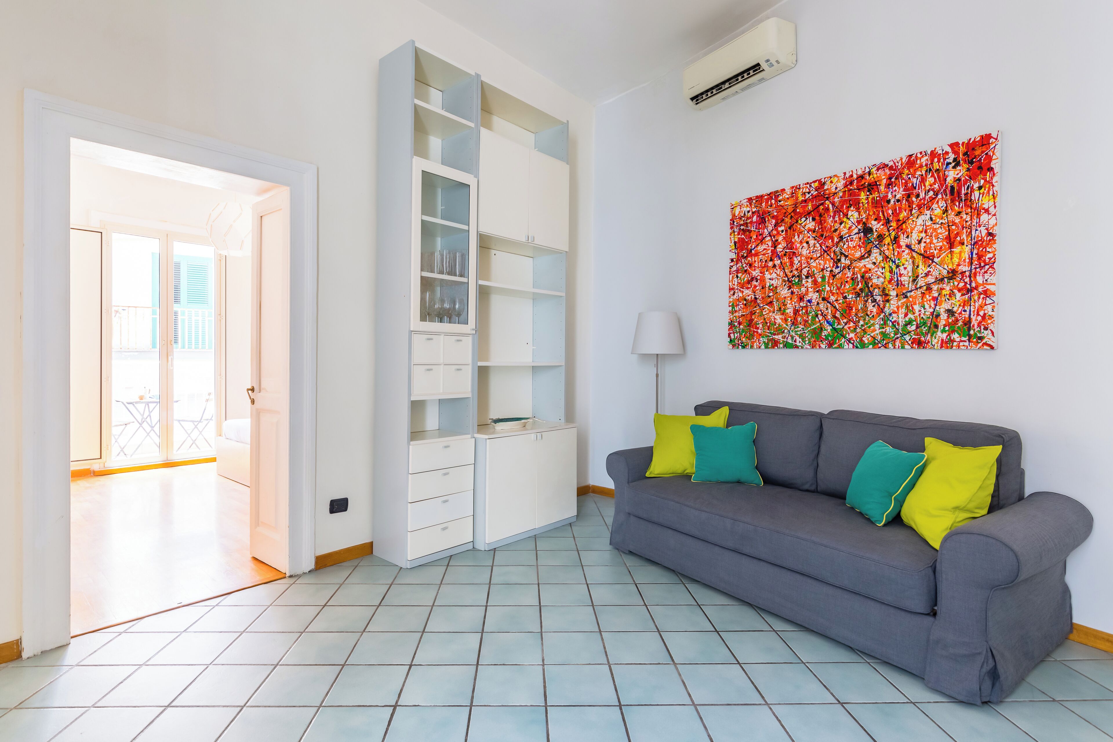 Apartamento (2 Bedrooms) | Área de estar | TV