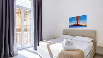 Apartamento, 1 cama de casal e sofá-cama (1 Bedroom) | 1 quarto, espaço de trabalho para notebook, roupa de cama