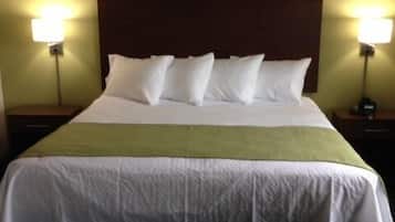 Quarto executivo, 1 cama King | Escrivaninha, cortinas blackout, berços (sobretaxa)
