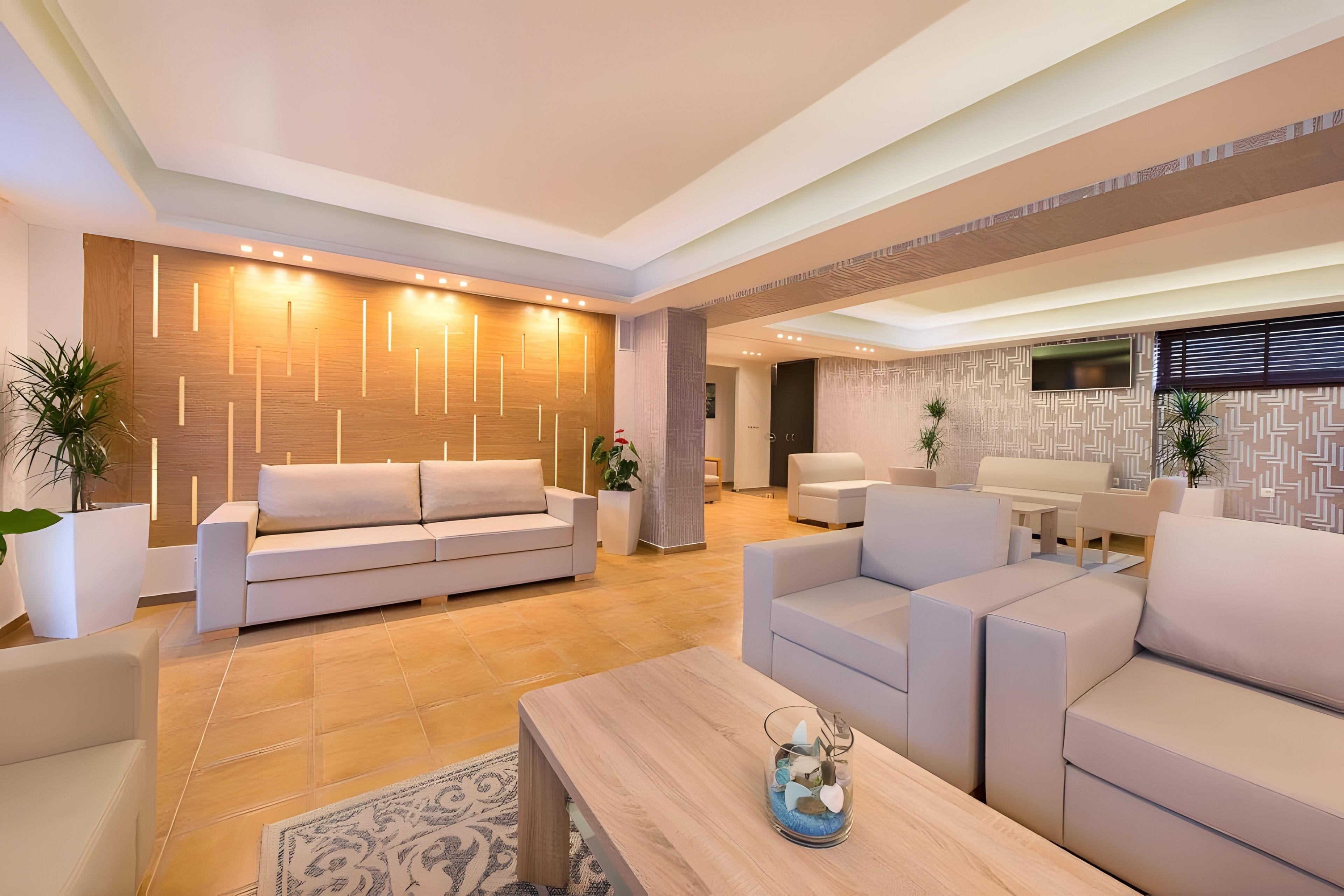 Sala de estar do lobby