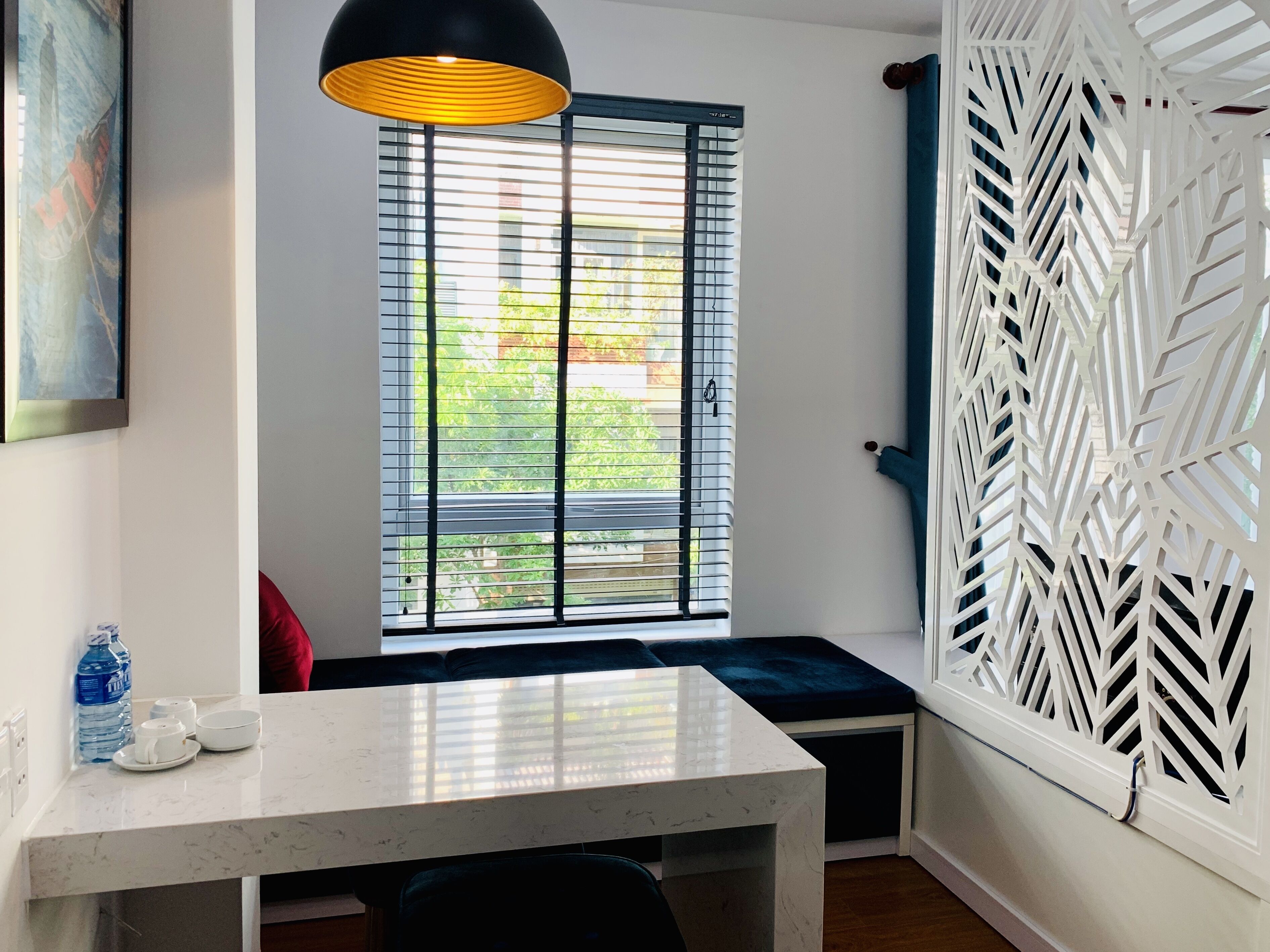 Suite-Estúdio Panorâmica, cozinha | Refeições no quarto