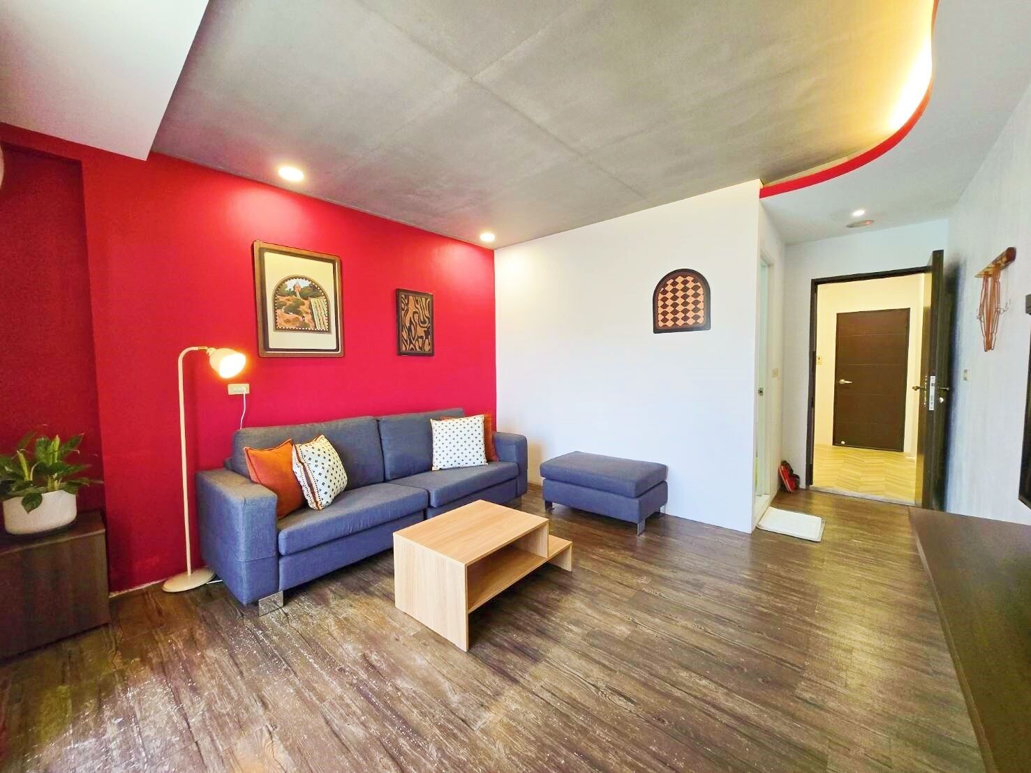 Quarto casal premium | Sala de estar | TV LED 46 polegadas com canais a cabo, TV