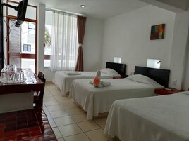 Quarto standard | Edredons de pluma, cofres nos quartos, escrivaninha