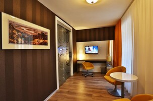 Apartamento luxo (35) | 1 quarto, escrivaninha, quartos à prova de som