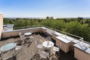 Terraço no piso superior