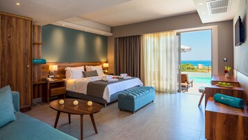 Suite Superior, piscina privativa, vista para o mar | Minibar, cofre no quarto, quartos insonorizados, Wi-fi