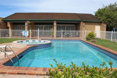 Vista do alojamento. Sun Plaza Motel Mackay