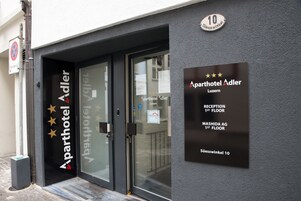 Entrada do alojamento