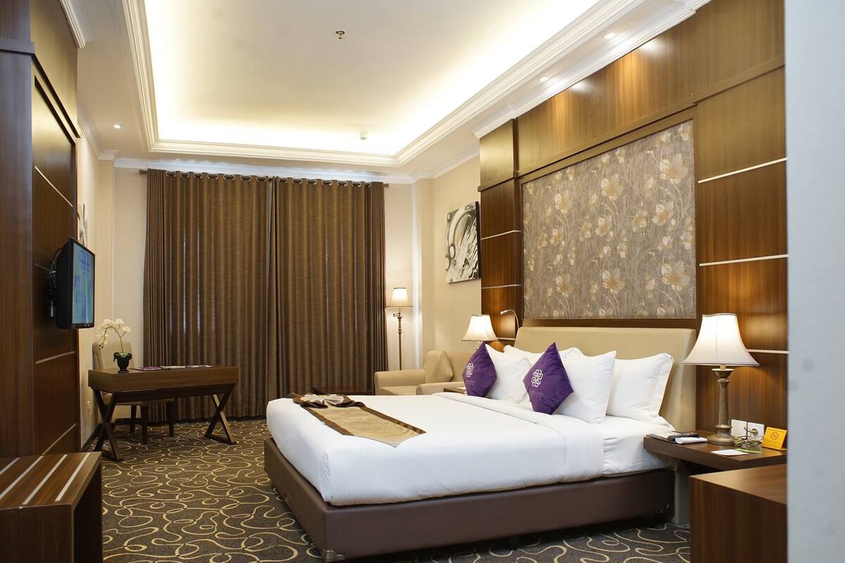 Quarto luxo | Roupas de cama premium, Wi-Fi de cortesia