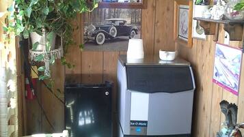 Área de estar no saguão