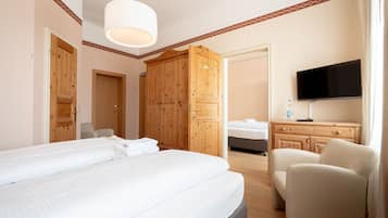 Quarto Familiar | Roupa hipoalergénica, Wi-fi grátis, roupa de cama fornecida